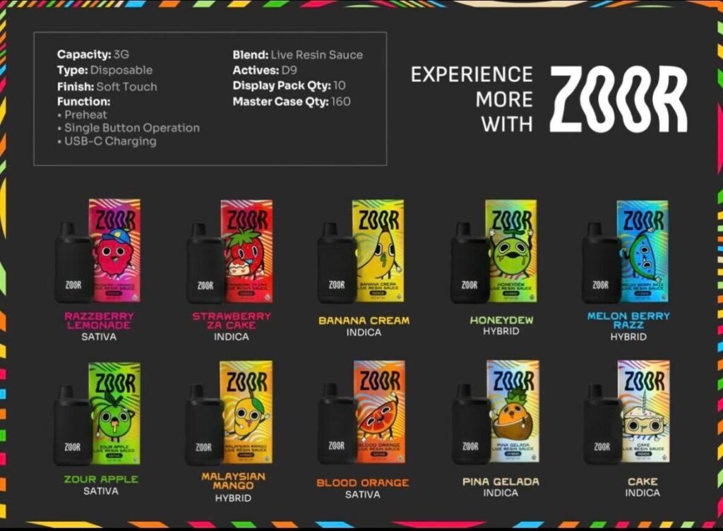 Zoor 3g Disposable Available In Stock